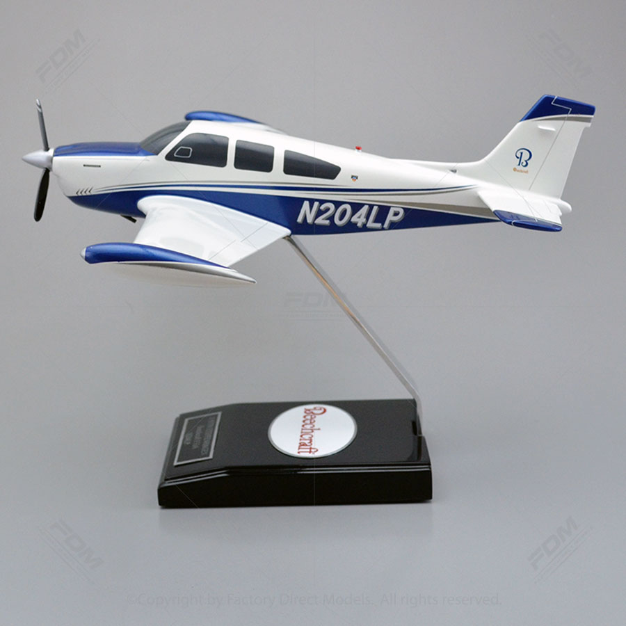 Custom-Made Beech F33A Bonanza Airplane Model | Factory Direct Models