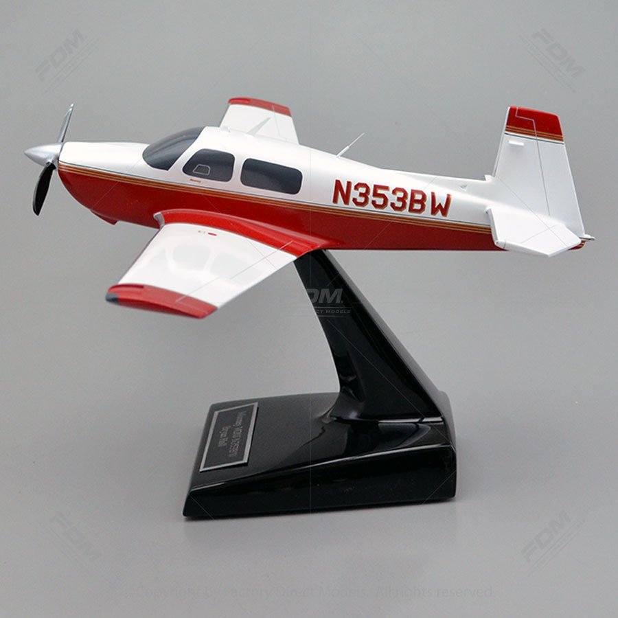 Custom-Made Mooney M20J Airplane Model | Factory Direct Models