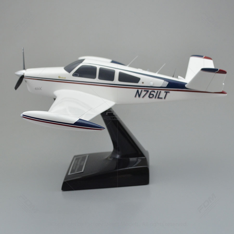Custom-Made Beech V35B Bonanza Airplane Model | Factory Direct Models
