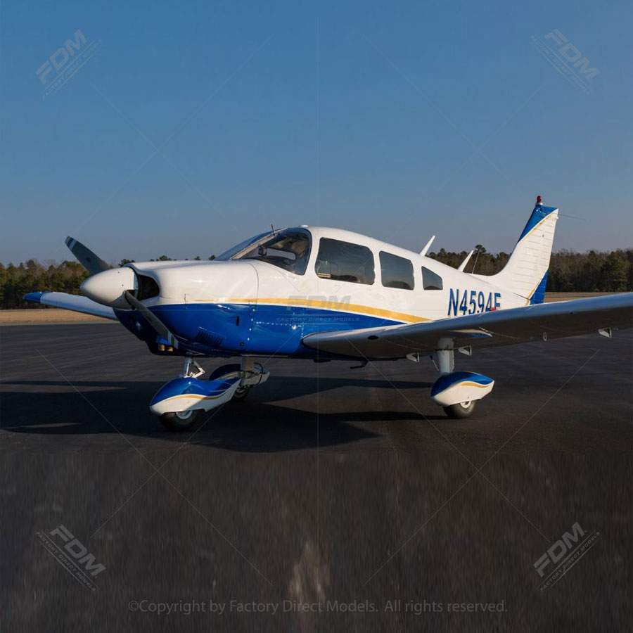 Custom-Made Piper PA-28-181 Airplane Model | Factory Direct Models