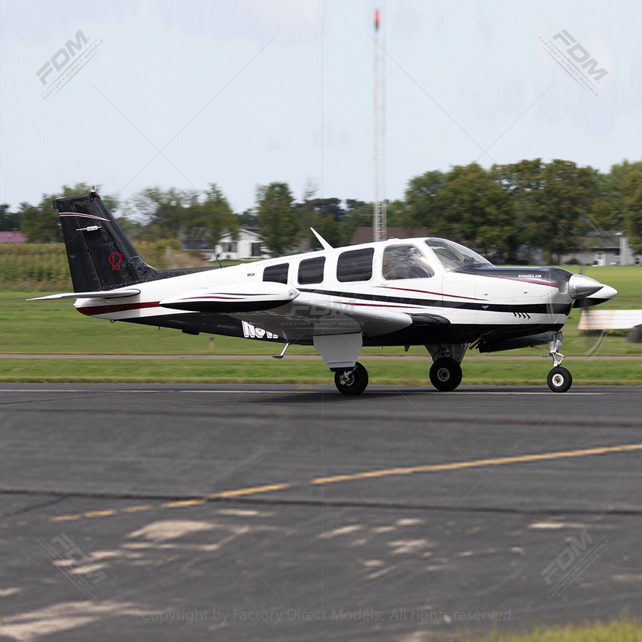 Beech A36 Bonanza Airplane Model with a Detailed Interior | Factory ...