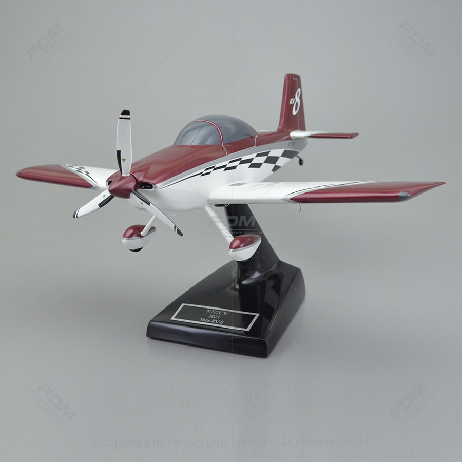 Custom-Made Van's RV-8 Airplane Model | Factory Direct Models
