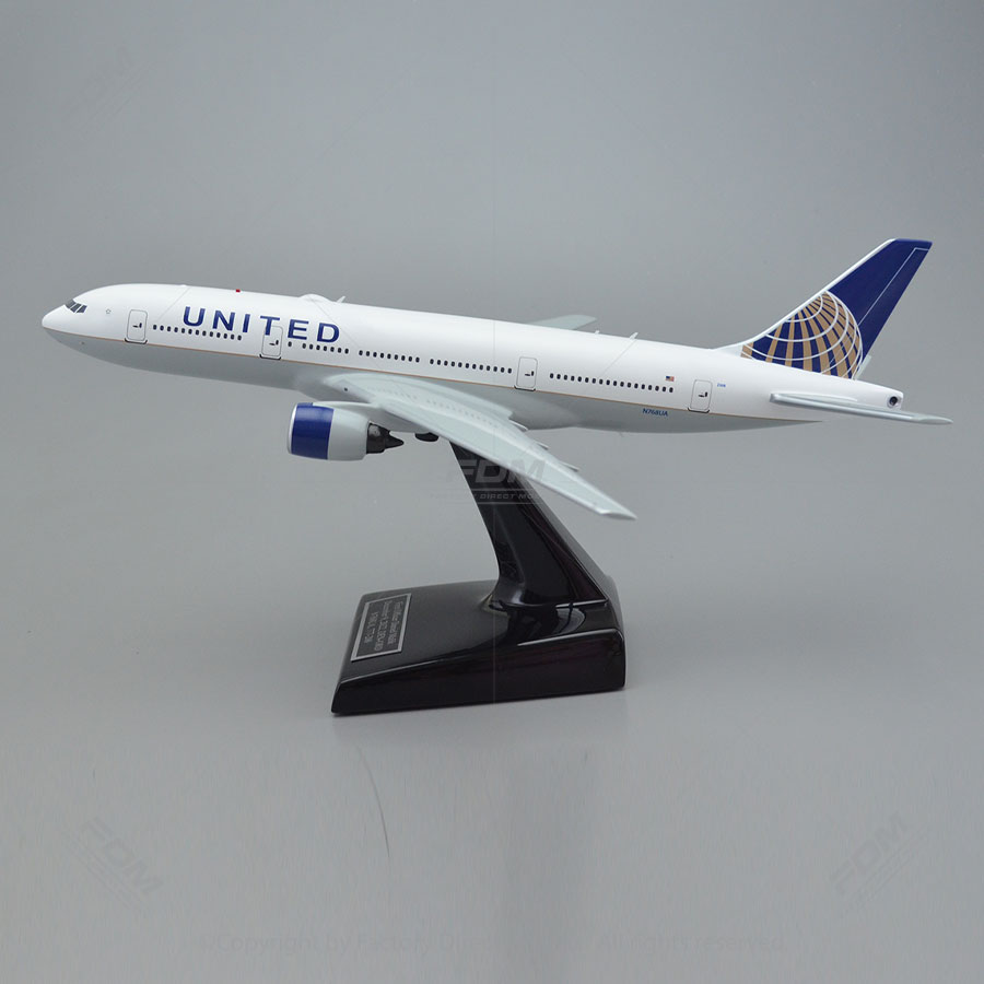 Boeing 777-222 United Airlines Airplane Model | Factory Direct Models