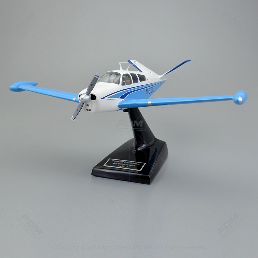Beech C35 Bonanza Airplane Model with a Detailed Interior | Factory ...