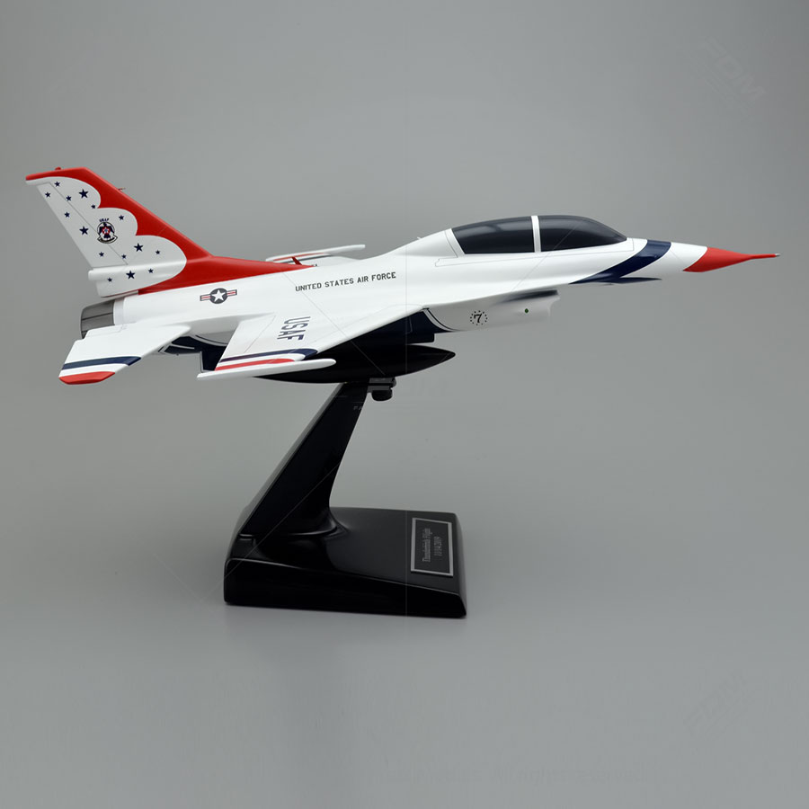 Lockheed Martin F-16D Thunderbird Aircraft Model | Factory Direct Models