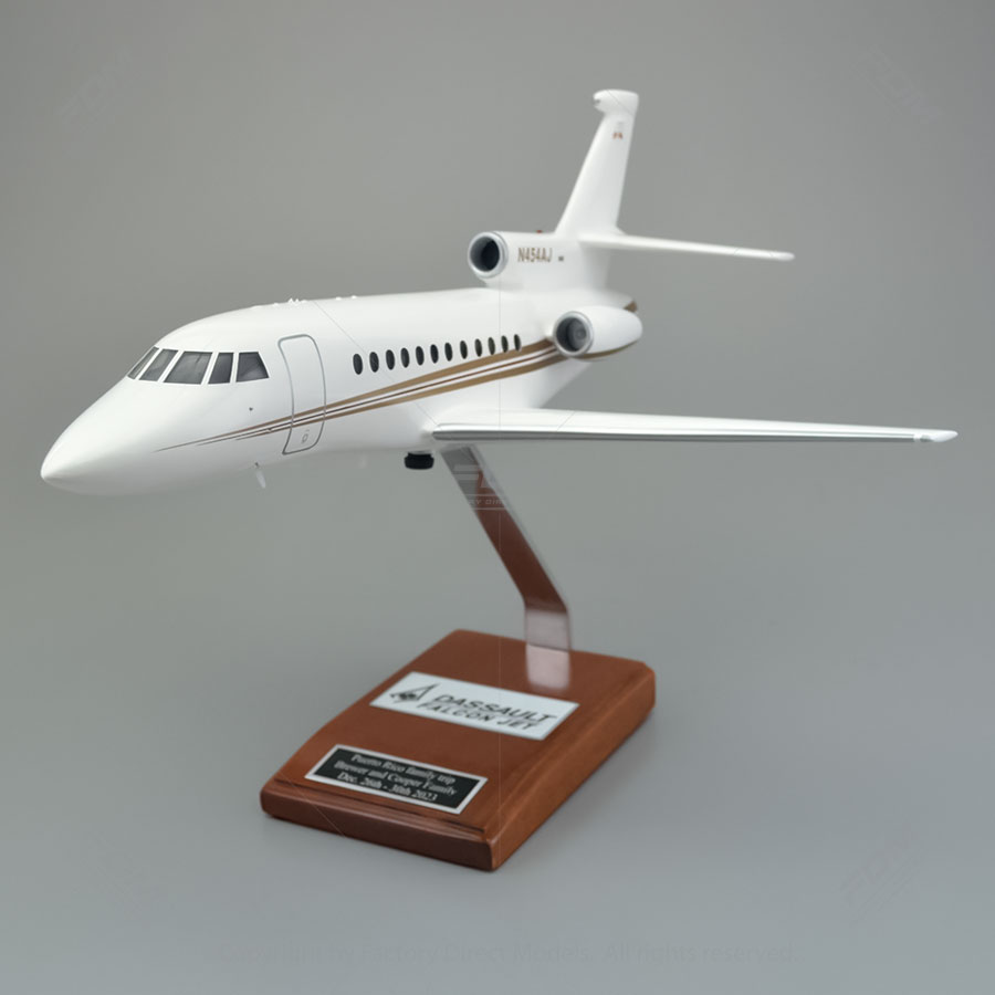 Dassault Falcon 900EX Airplane Model with a Detailed Interior | Factory ...