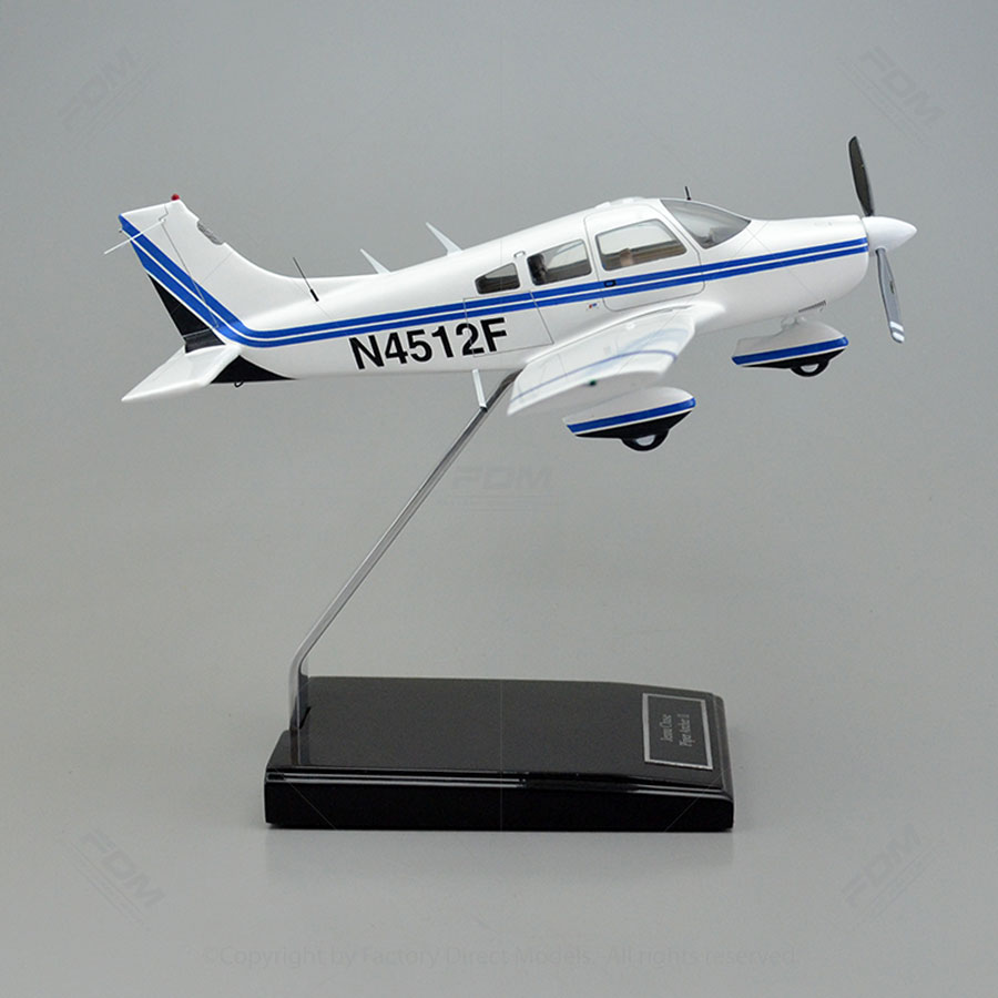 Piper PA-28-181 Archer II Airplane Model with a Detailed Interior ...
