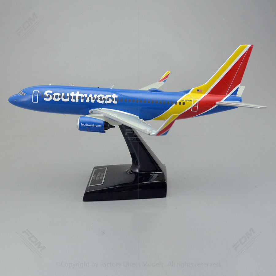 Boeing 737-7H4 Southwest Airlines Airplane Model | Factory Direct Models