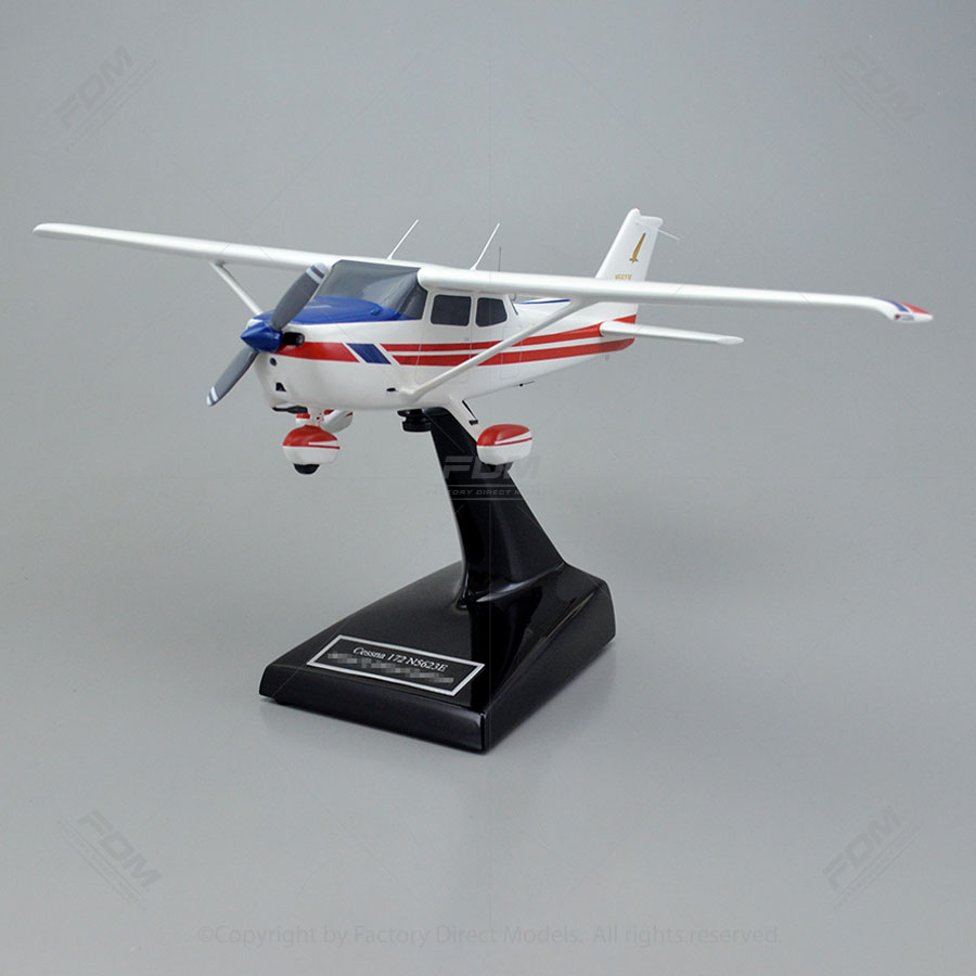 Cessna 172N Skyhawk Airplane Model | Factory Direct Models