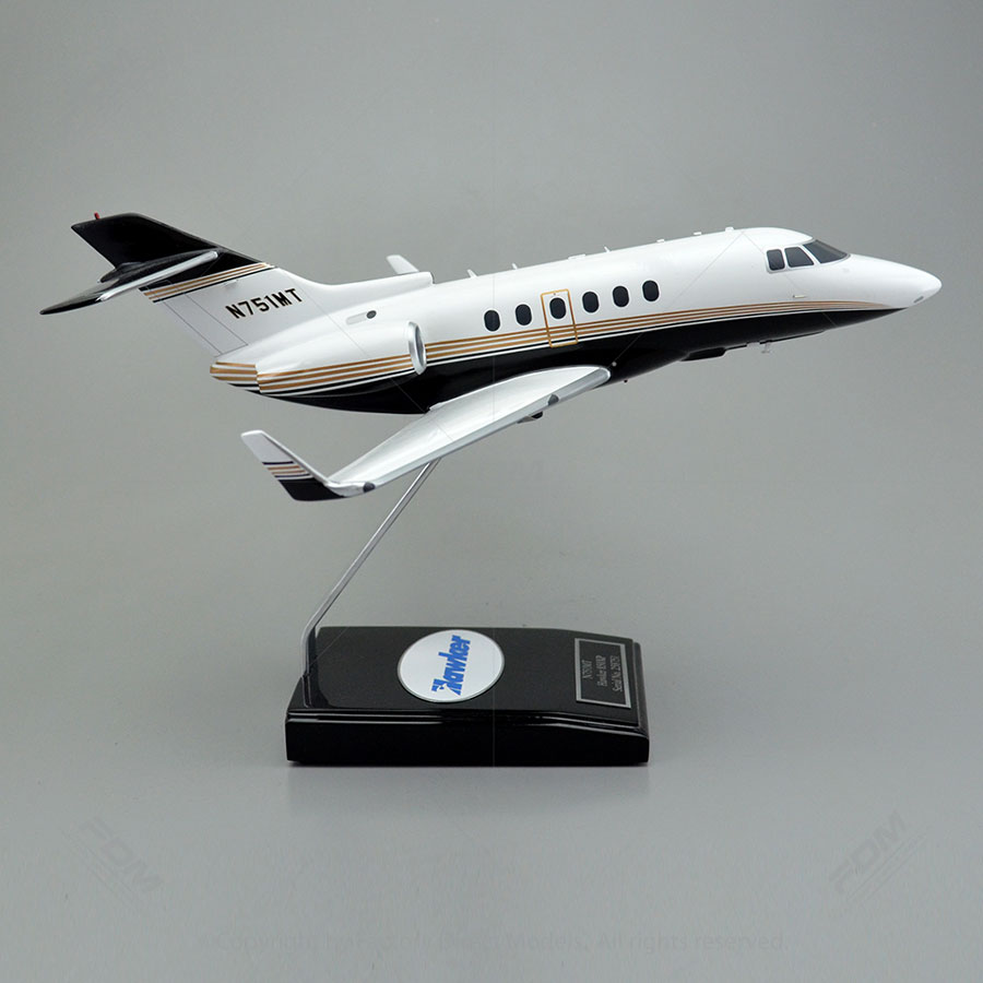 Handcrafted Wooden Hawker 850XP (N751MT) Model Airplane | Factory ...