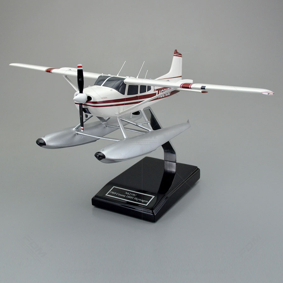 Custom Wooden Cessna 180H Skywagon Model - N6219U | Personalized ...