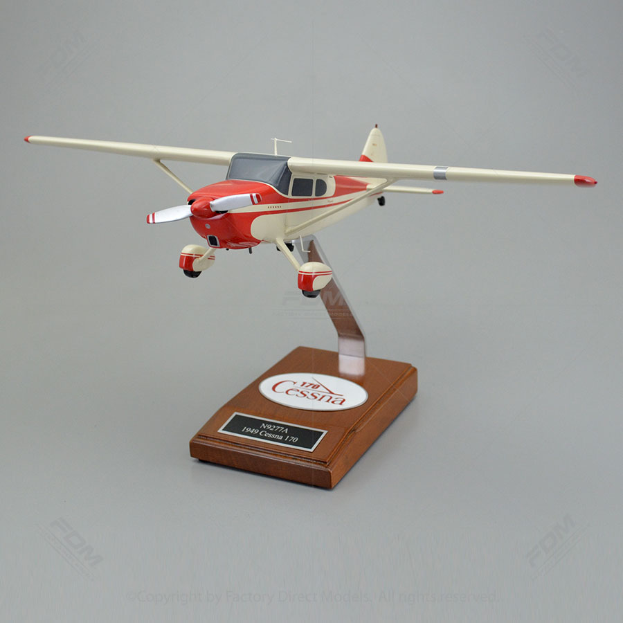 Custom Cessna 170A Wooden Model Airplane N9277A - Handmade Aircraft ...