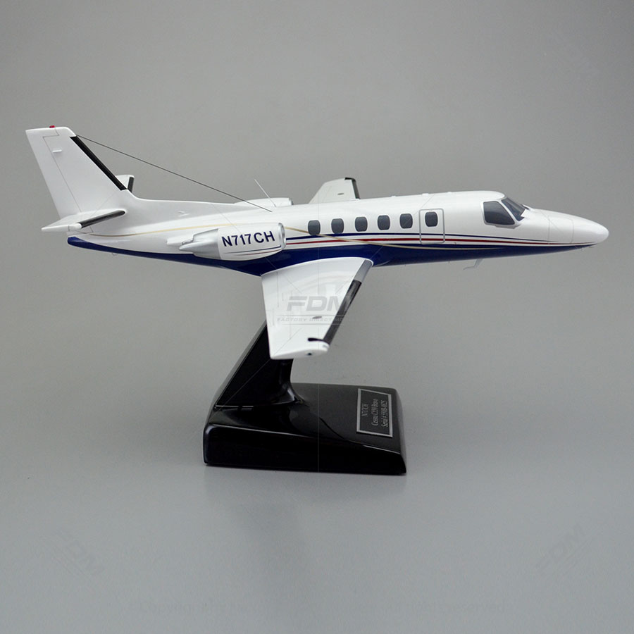 Custom-Made Cessna 550 Citation Bravo Wooden Model - N717CH | Factory ...