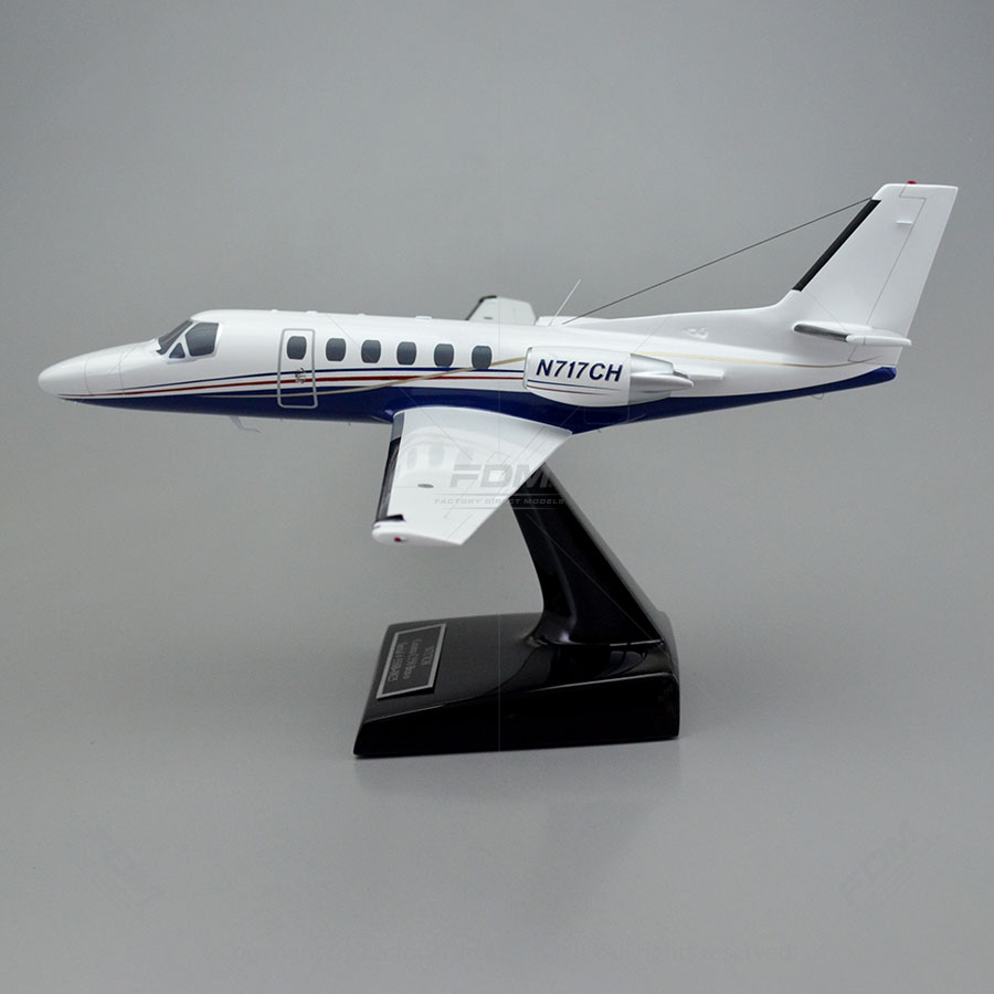 Custom-Made Cessna 550 Citation Bravo Wooden Model - N717CH | Factory ...
