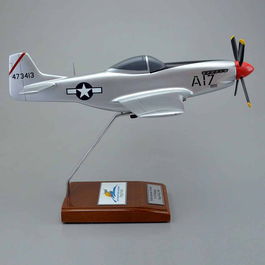 Custom North American P-51D Mustang Wooden Model Airplane | Factory ...