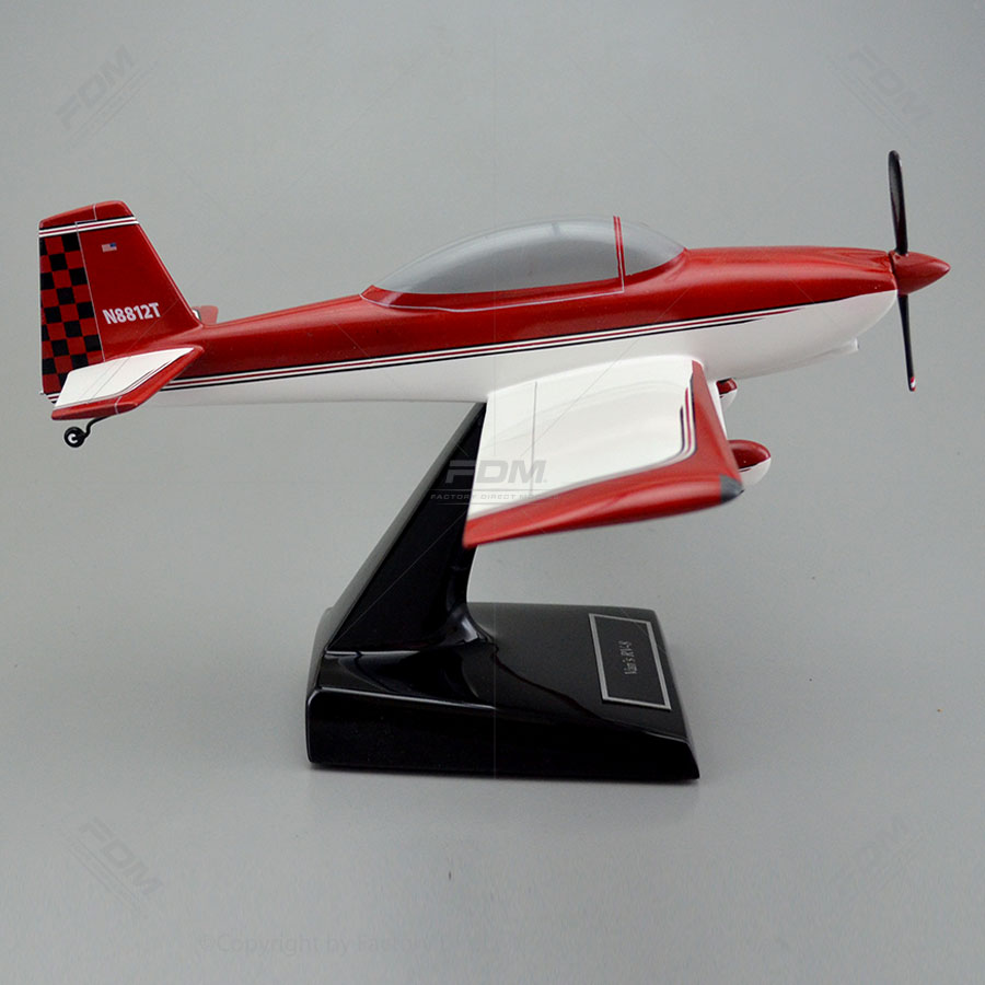 Custom Van's Aircraft RV-8 Wooden Model Airplane N8812T | Factory ...