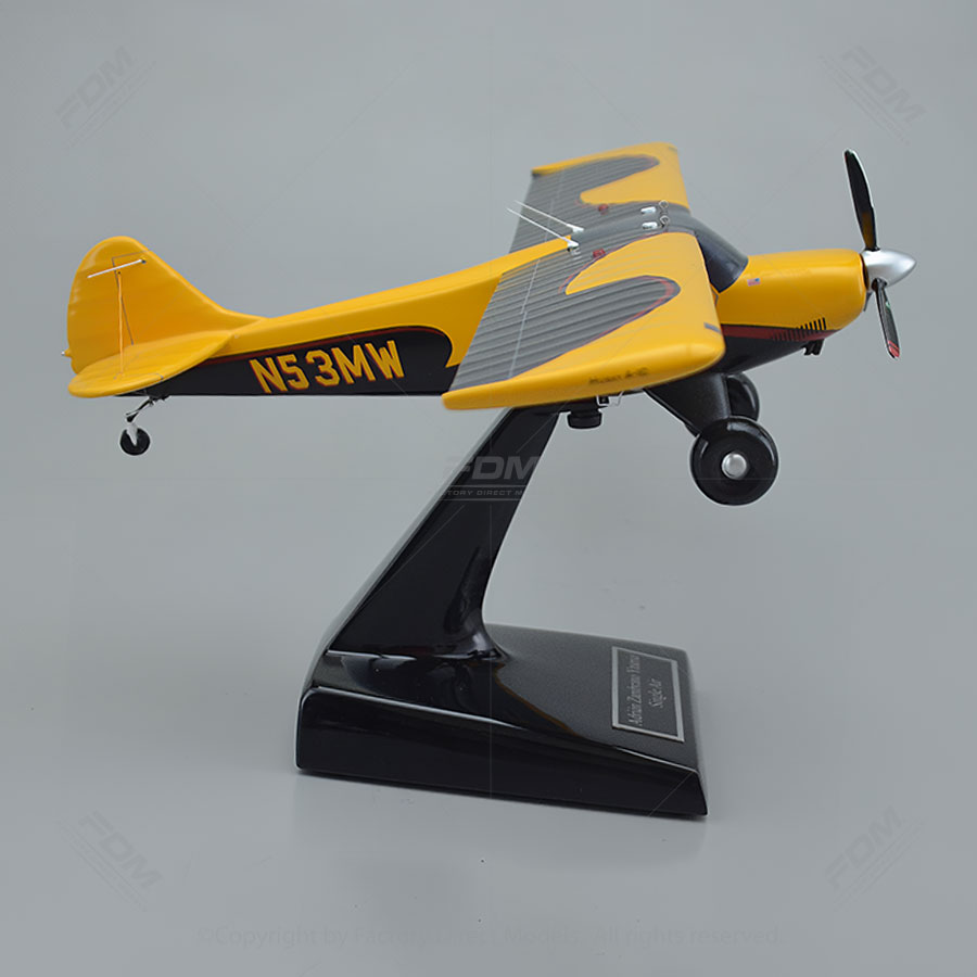 Custom Aviat A-1C-200 Husky N53MW Wooden Model Airplane - Handcrafted ...