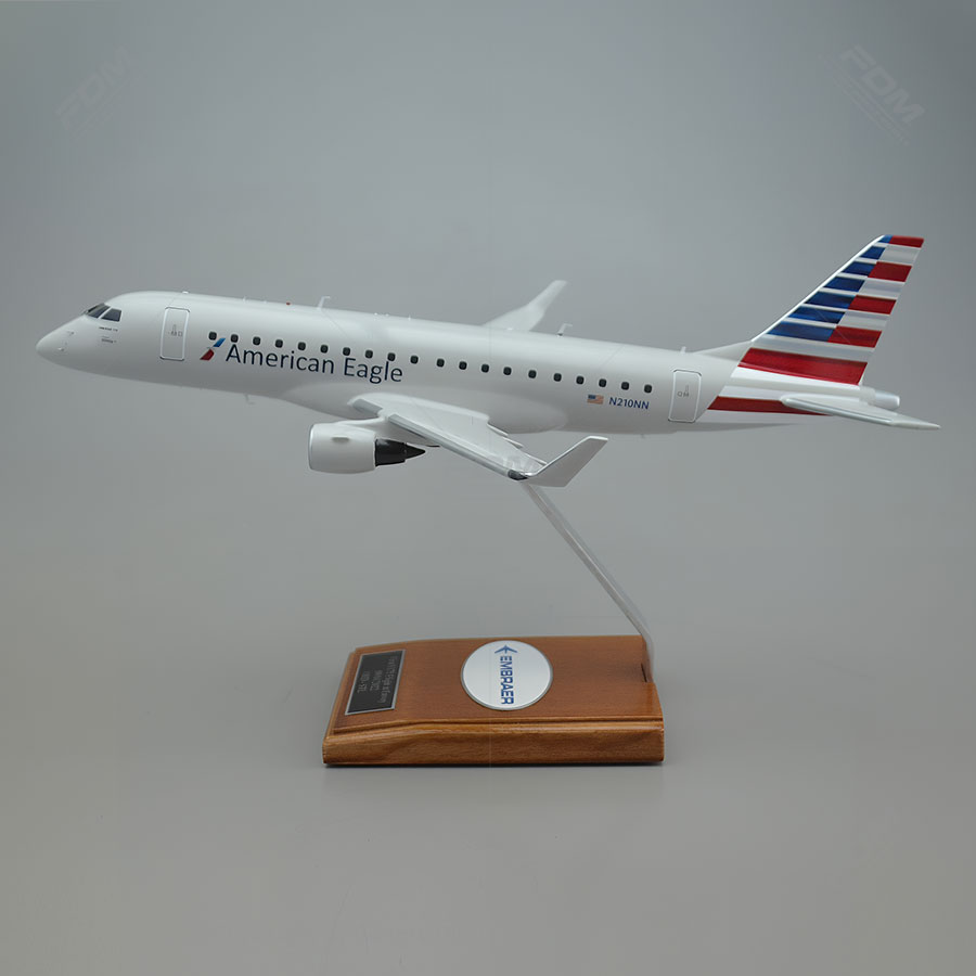 Custom-Made Embraer E175LR American Airlines Wooden Model Airplane ...