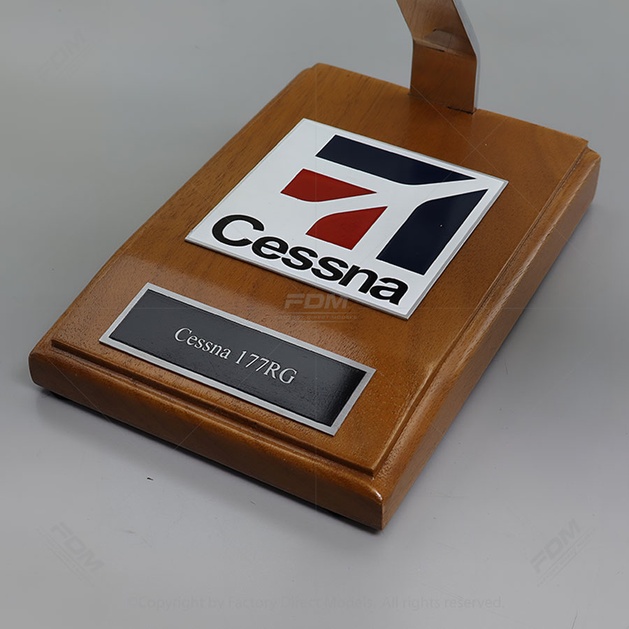 Handcrafted Cessna 177RG Cardinal RG Wooden Model Airplane - Custom ...