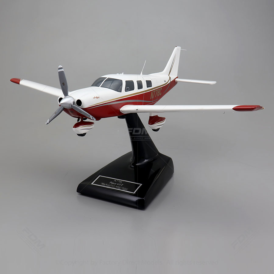 Custom Piper 6XT PA-32-301XTC Wooden Model Airplane - Unique ...