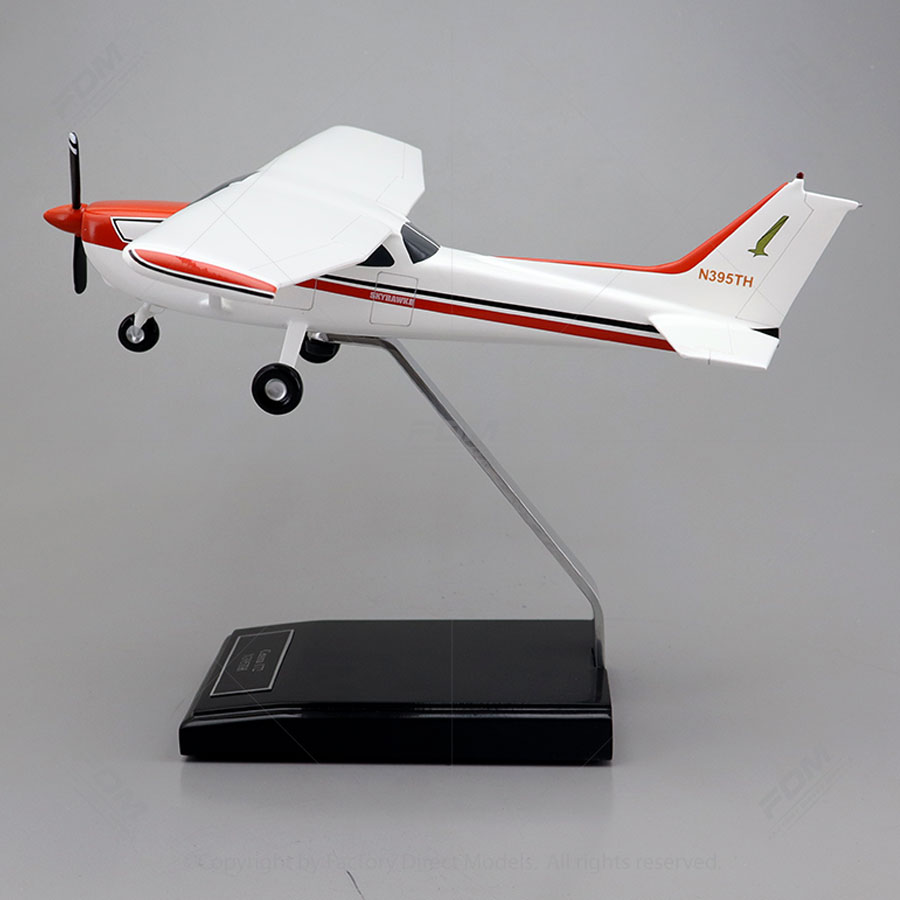 Custom Handcrafted Cessna 172P Skyhawk Wooden Model Airplane ...