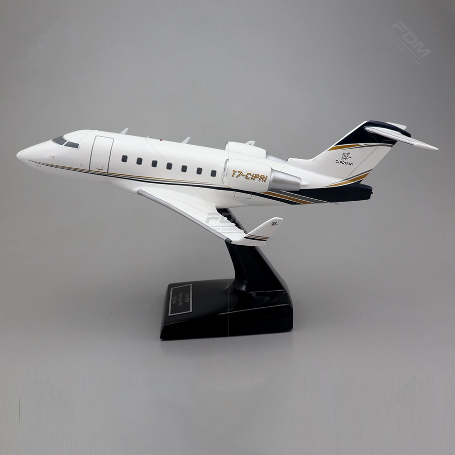 Exquisite Handcrafted Bombardier Challenger 604 Wooden Model Airplane ...