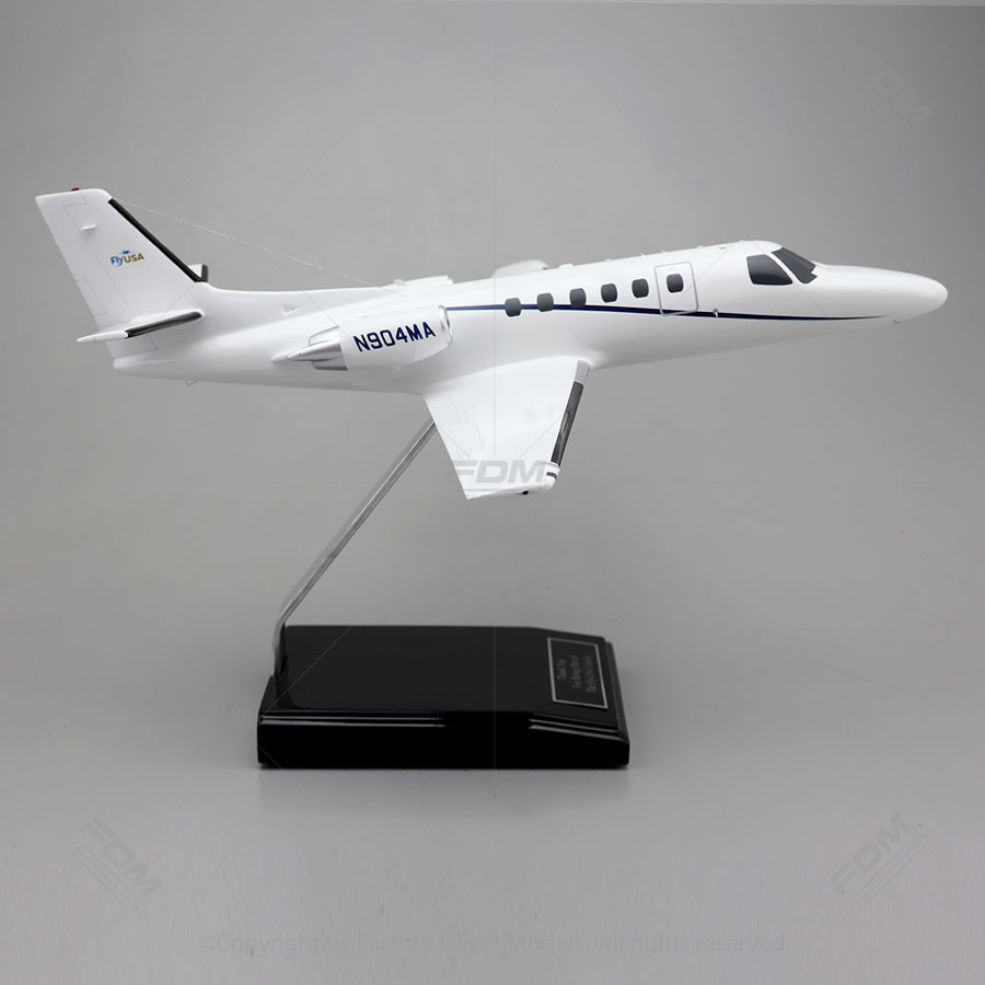 Custom Handcrafted Cessna 550 Citation Bravo Wooden Model Airplane ...