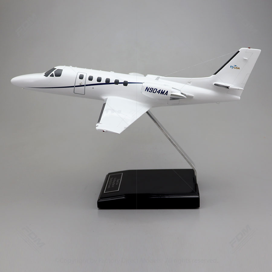 Custom Handcrafted Cessna 550 Citation Bravo Wooden Model Airplane ...