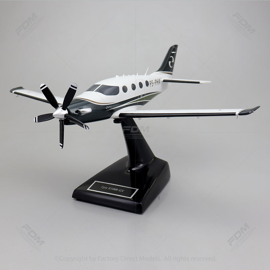 Handcrafted Epic E1000 GX Wooden Model Airplane – Custom-Made Replica ...