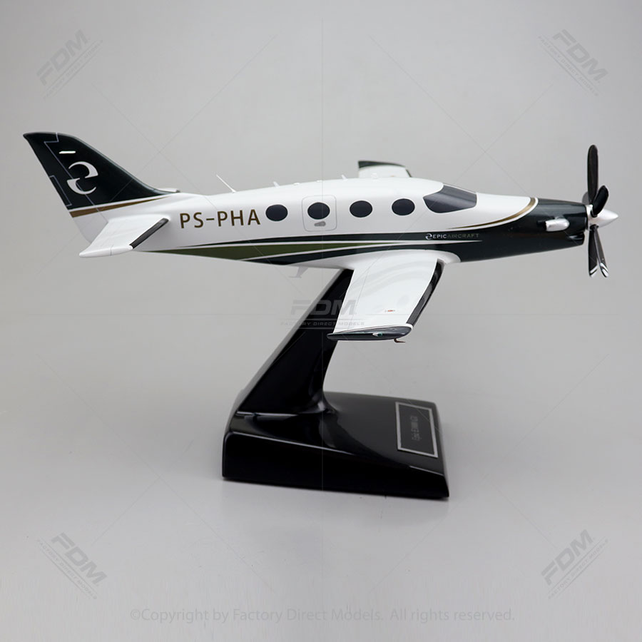 Handcrafted Epic E1000 GX Wooden Model Airplane – Custom-Made Replica ...