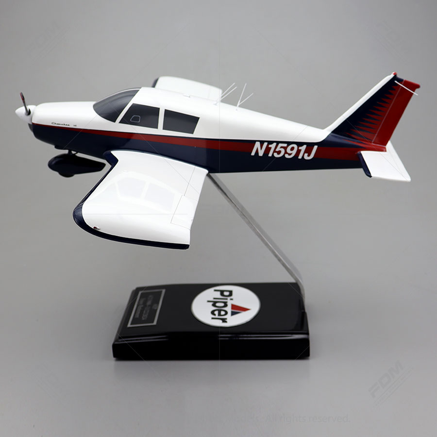 Handcrafted Piper PA-28-140 Cherokee Wooden Model: Custom-Made with ...