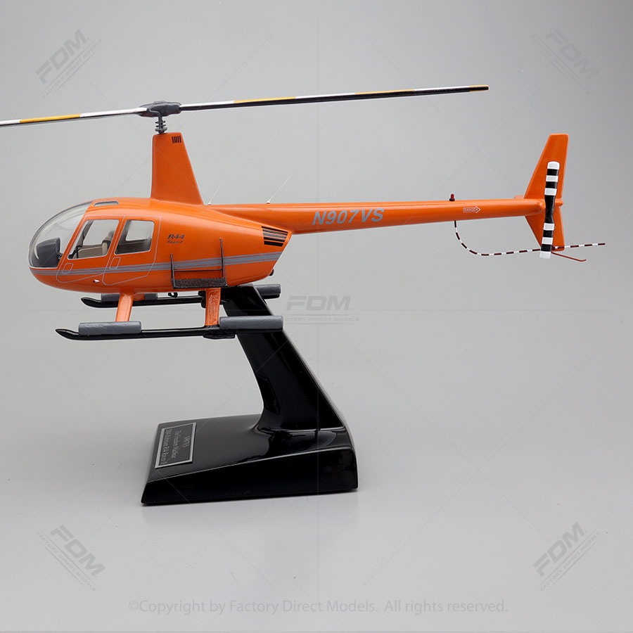 Custom Handcrafted Robinson R44 Raven II Wooden Model Helicopter ...