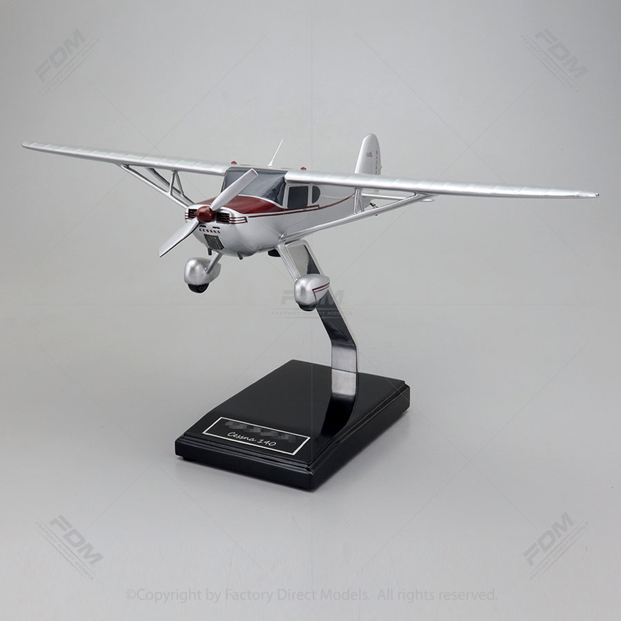 Custom-Made Cessna 140 Airplane Model | Factory Direct Models
