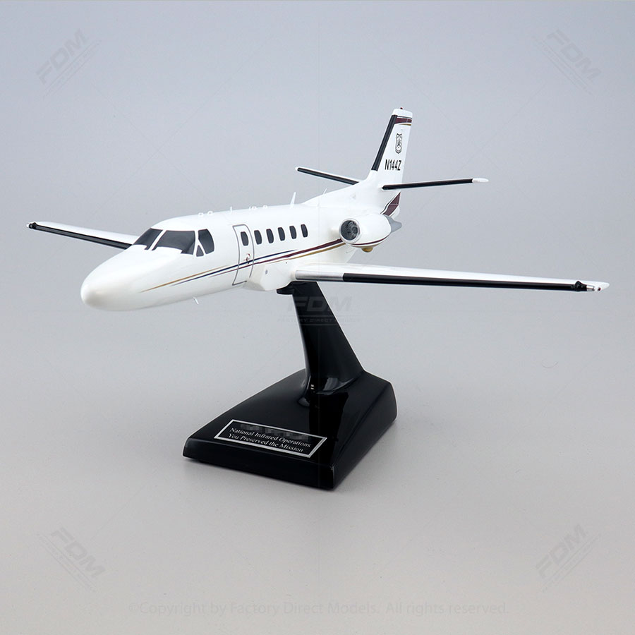 Custom Cessna 550B Citation Bravo N144Z Wooden Model – Handcrafted ...