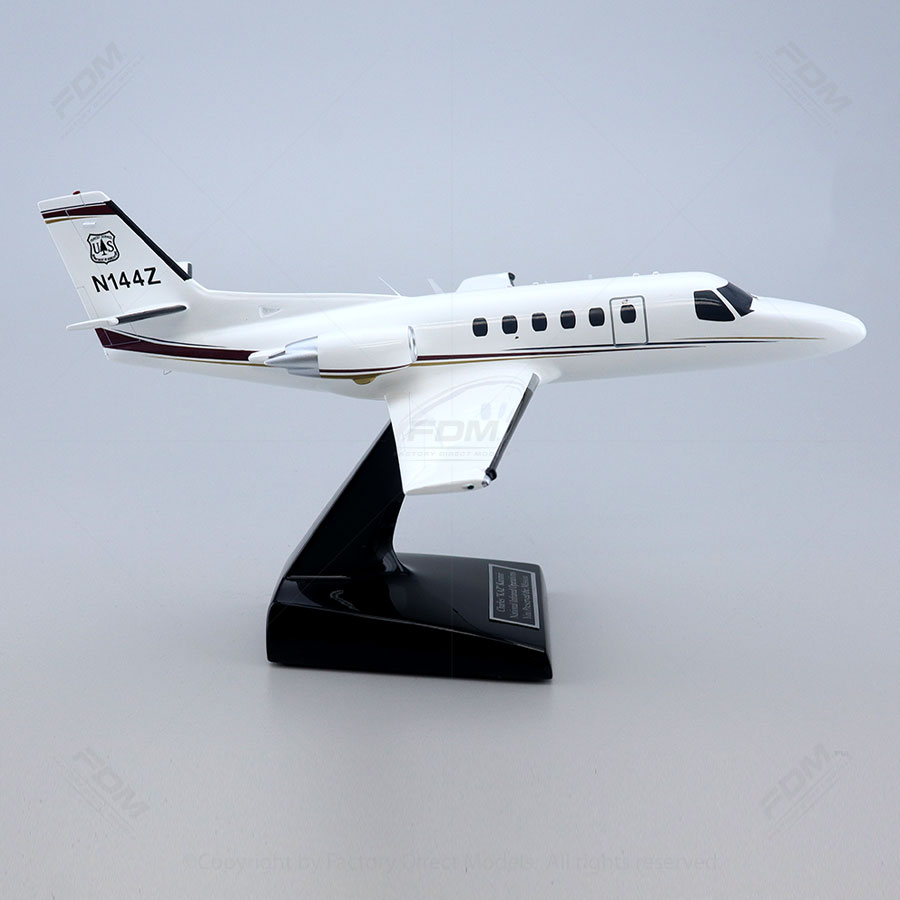 Custom Cessna 550B Citation Bravo N144Z Wooden Model – Handcrafted ...