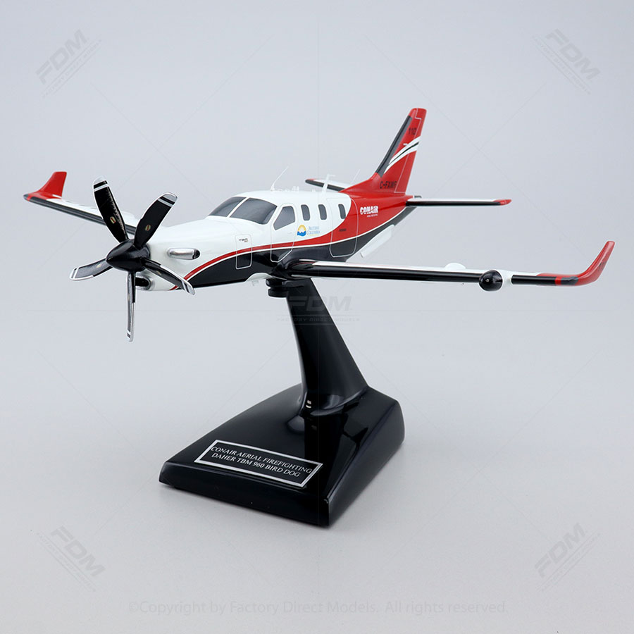 Custom Daher TBM-960 Conair Wooden Model – C-FXWF | Handcrafted High-Speed Turboprop Replica ...