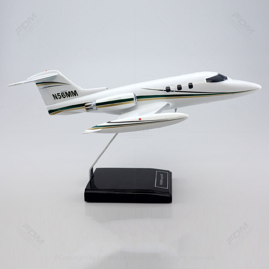 Custom Gates Learjet 24F Wooden Model Airplane – Handcrafted Replica of ...