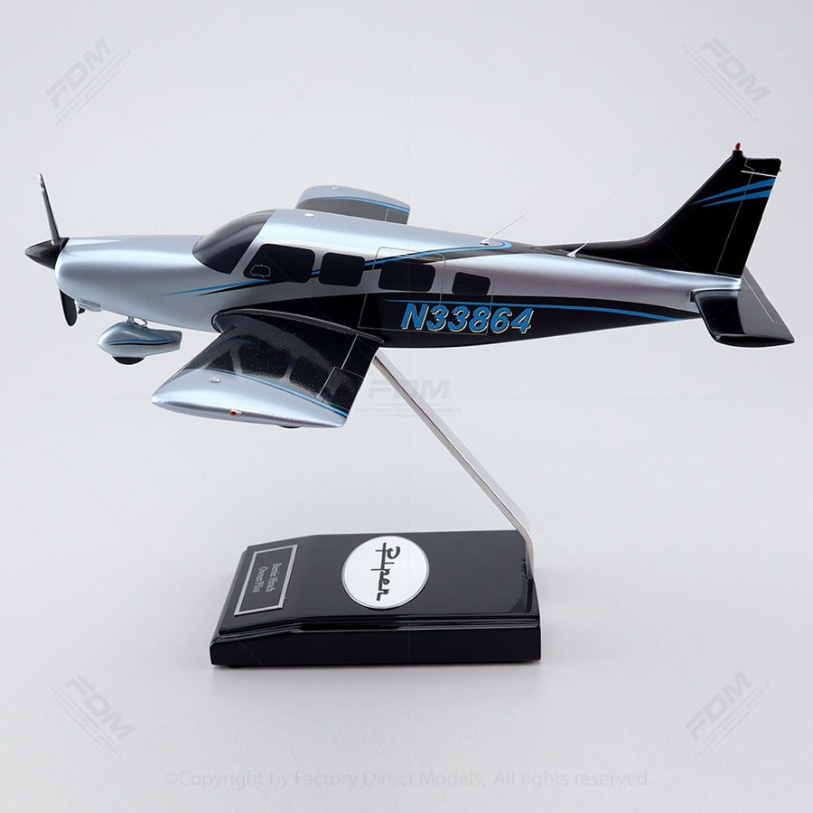 Custom Piper PA-32-260 Cherokee Six Wooden Model Airplane – Handcrafted ...