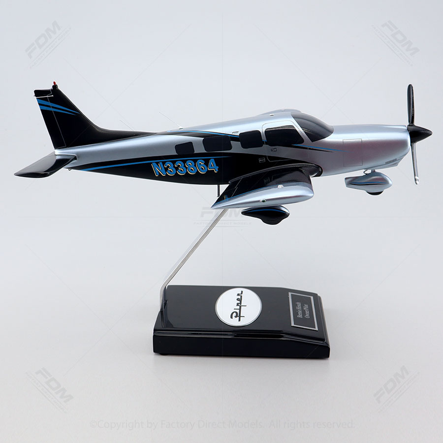 Custom Piper PA-32-260 Cherokee Six Wooden Model Airplane – Handcrafted ...