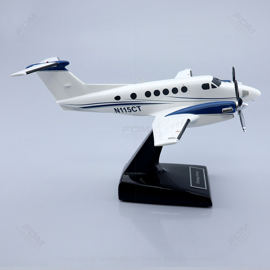 Custom Beech B200 Super King Air Wooden Model Airplane – Handcrafted ...