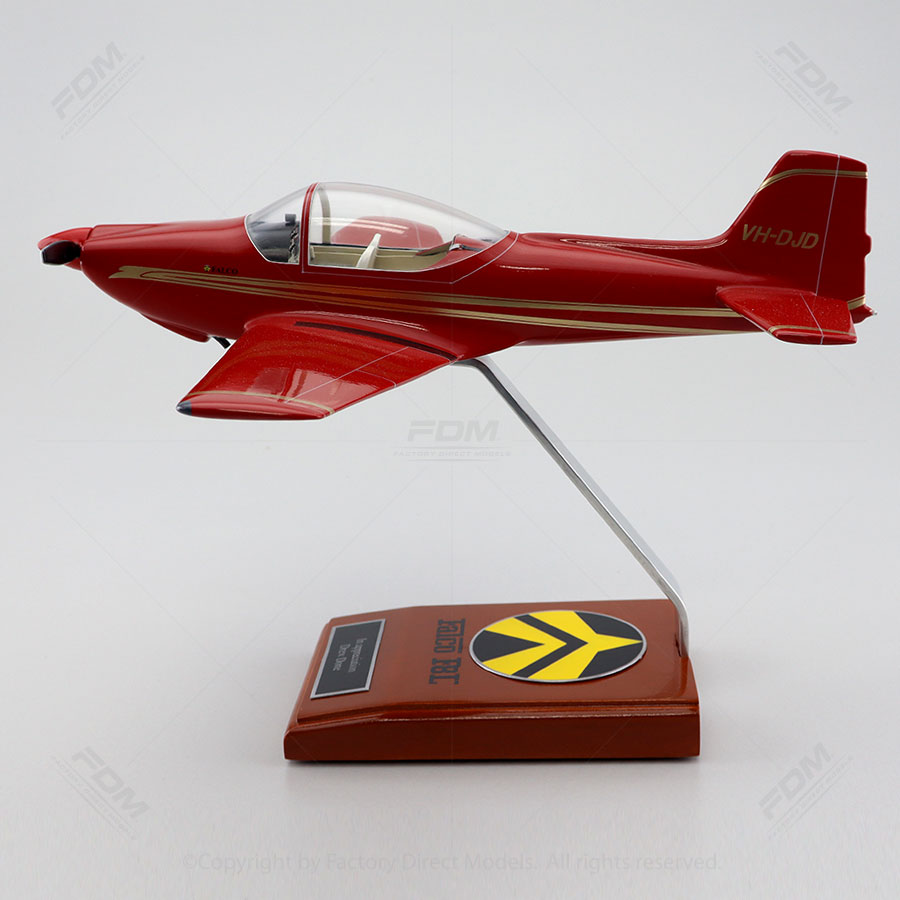 Handcrafted Sequoia F.8L Falco Wooden Model Airplane | Custom VH-DJD ...
