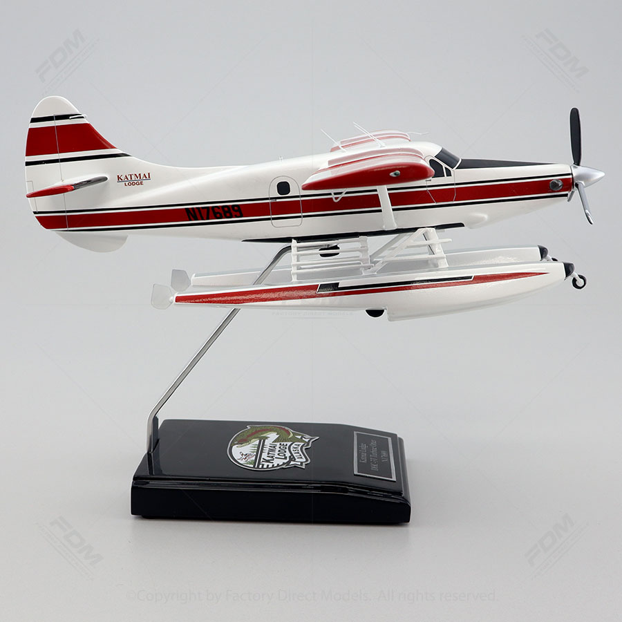 Handcrafted de Havilland DHC-3 Turbo Otter Wooden Model Airplane N17689 ...