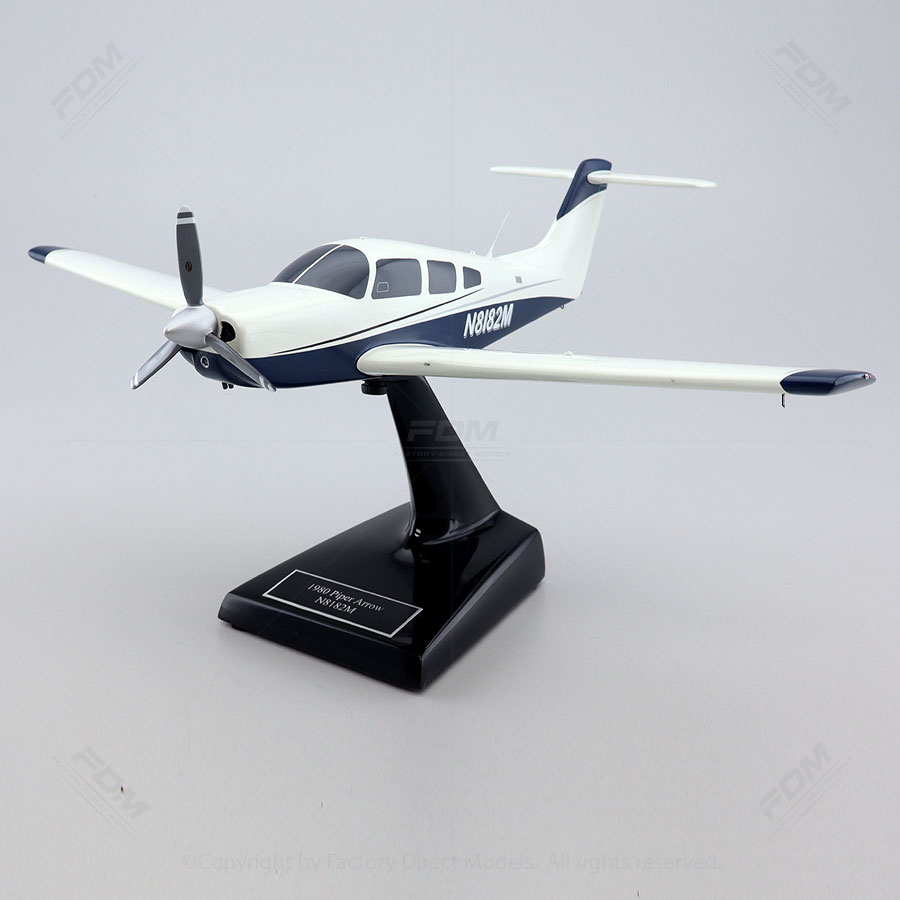Handcrafted Custom Piper PA-28RT-201 Arrow IV Wooden Model Airplane ...