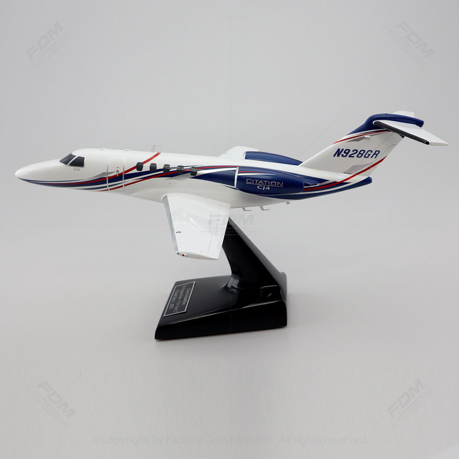 Handcrafted Custom-Made Cessna Citation CJ4 Wooden Model Airplane ...