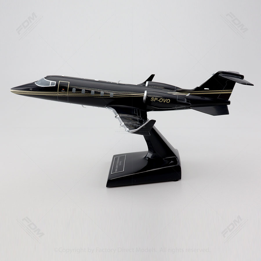 Custom-Made Learjet 60XR Wooden Model Airplane – Handcrafted Replica of ...