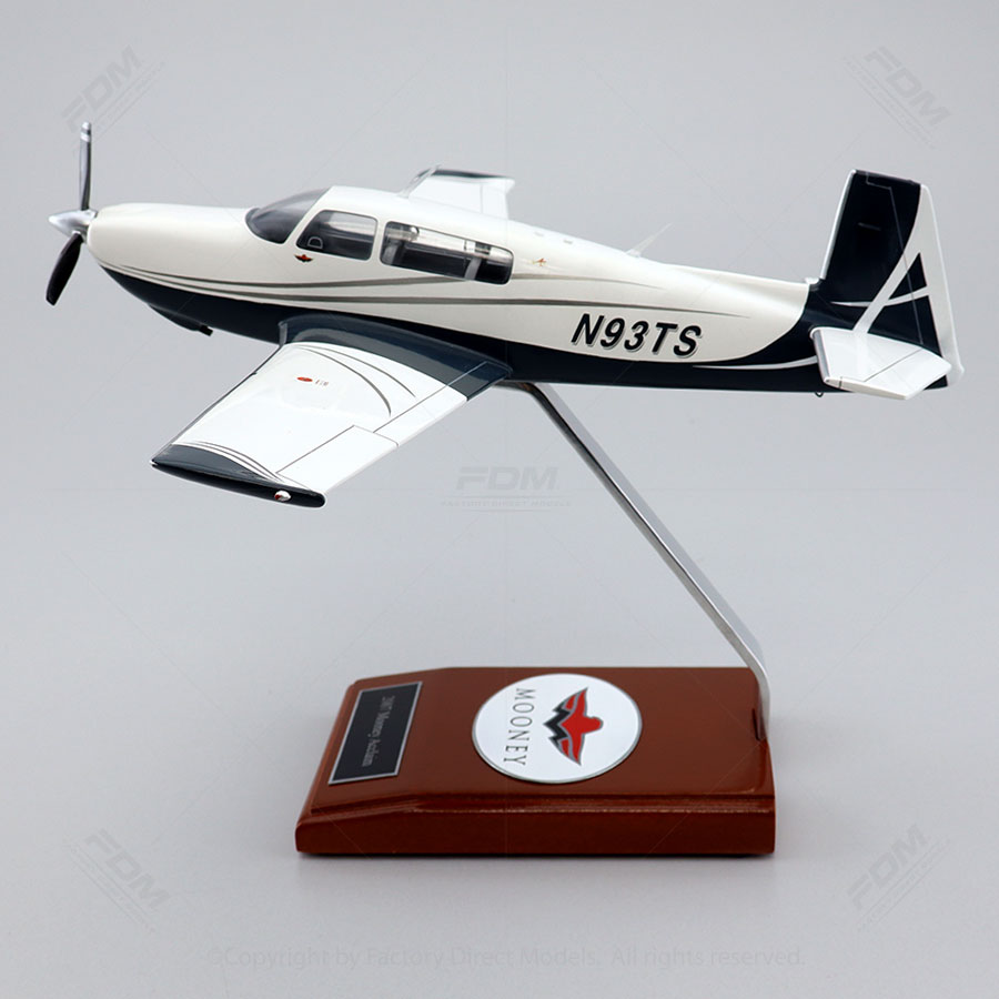 Custom-Made Mooney M20TN Acclaim Wooden Model Airplane – Handcrafted ...