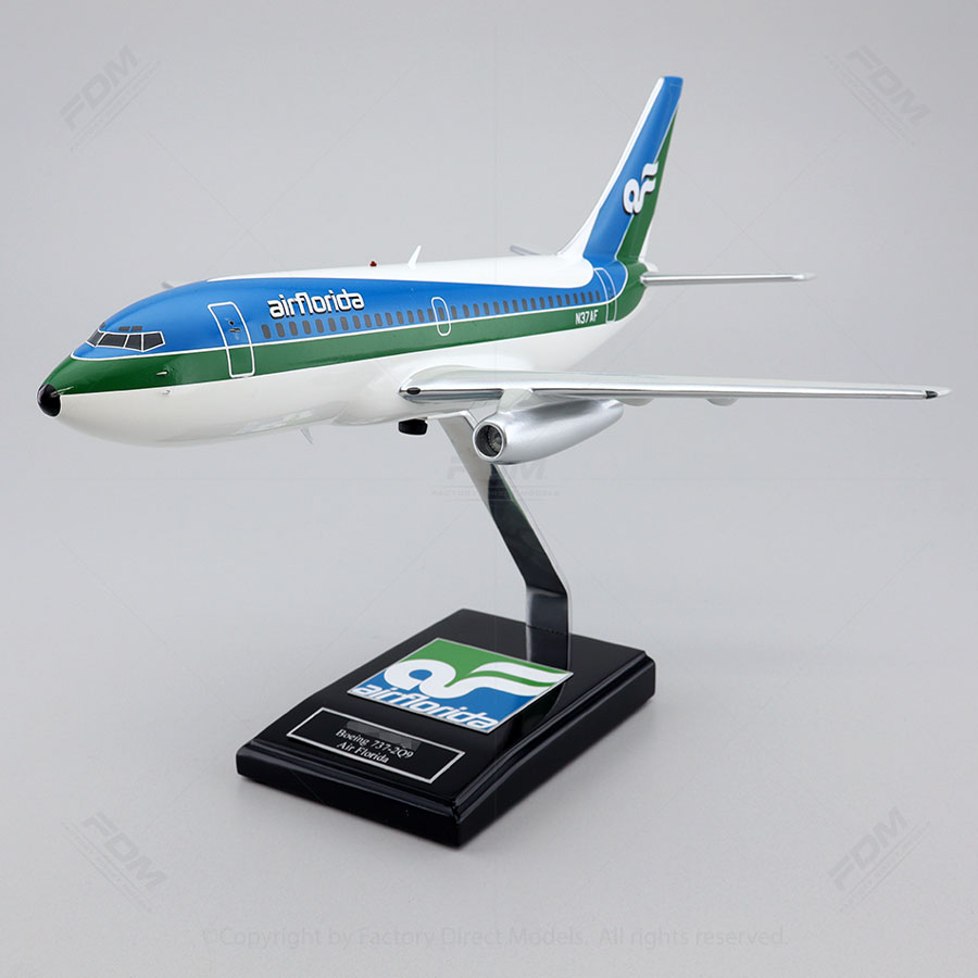 Custom Boeing 737-200 Aloha Airlines Wooden Model Airplane N809AL ...