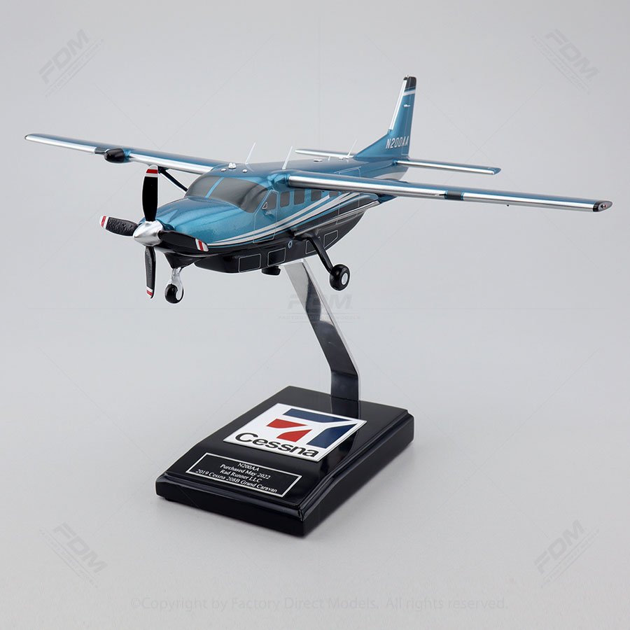 Custom Cessna Grand Caravan EX Wooden Model Airplane N200AA ...