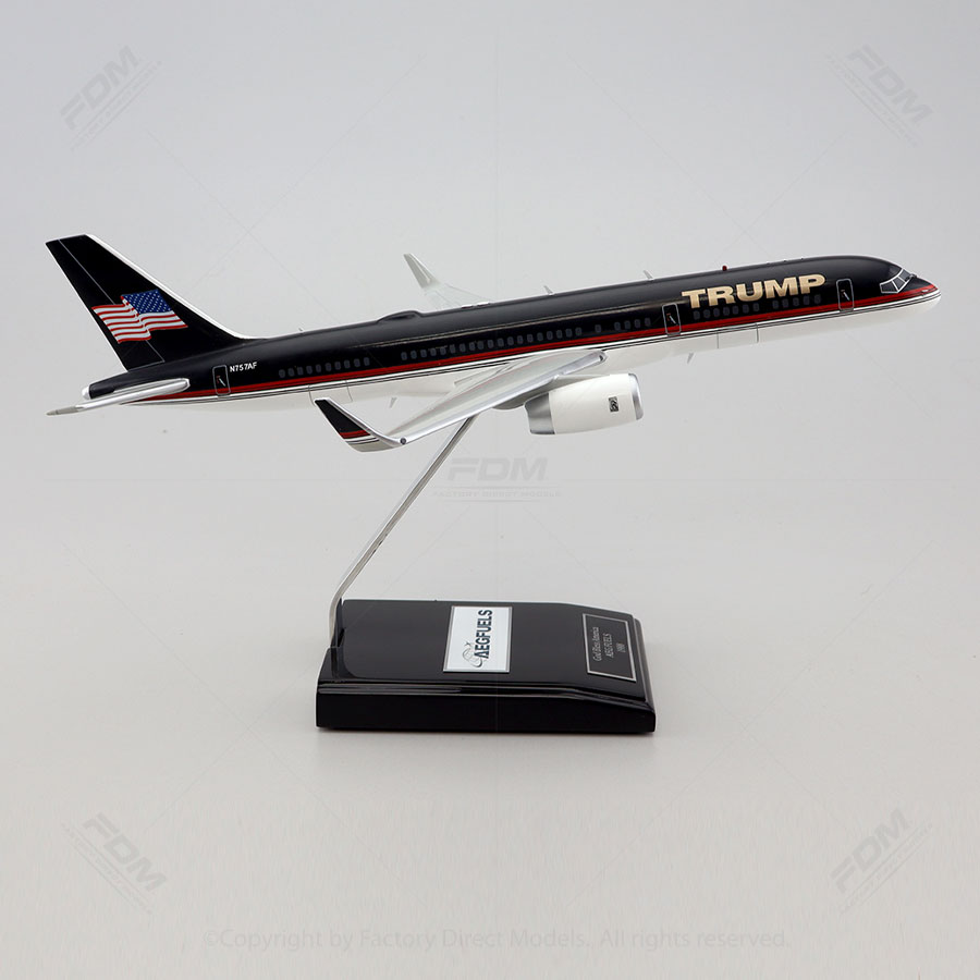 Custom Boeing 757-2J4 Trump Force One Wooden Model (N757AF ...