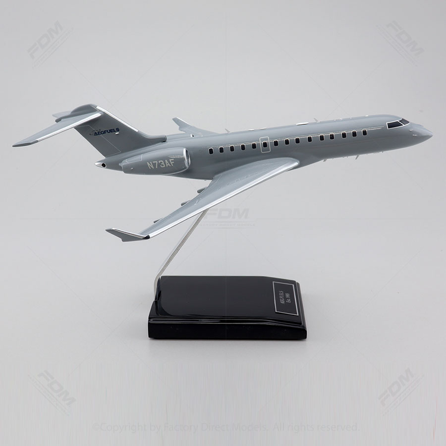 Custom Handcrafted Bombardier Global Express XRS Wooden Model Airplane ...